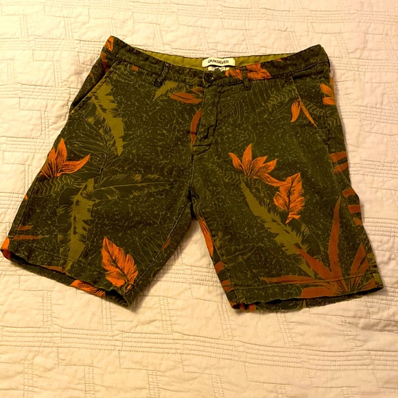 Quiksilver | Shorts | Quicksilver 34 Straight Tiki Shorts Mountain Wave ...